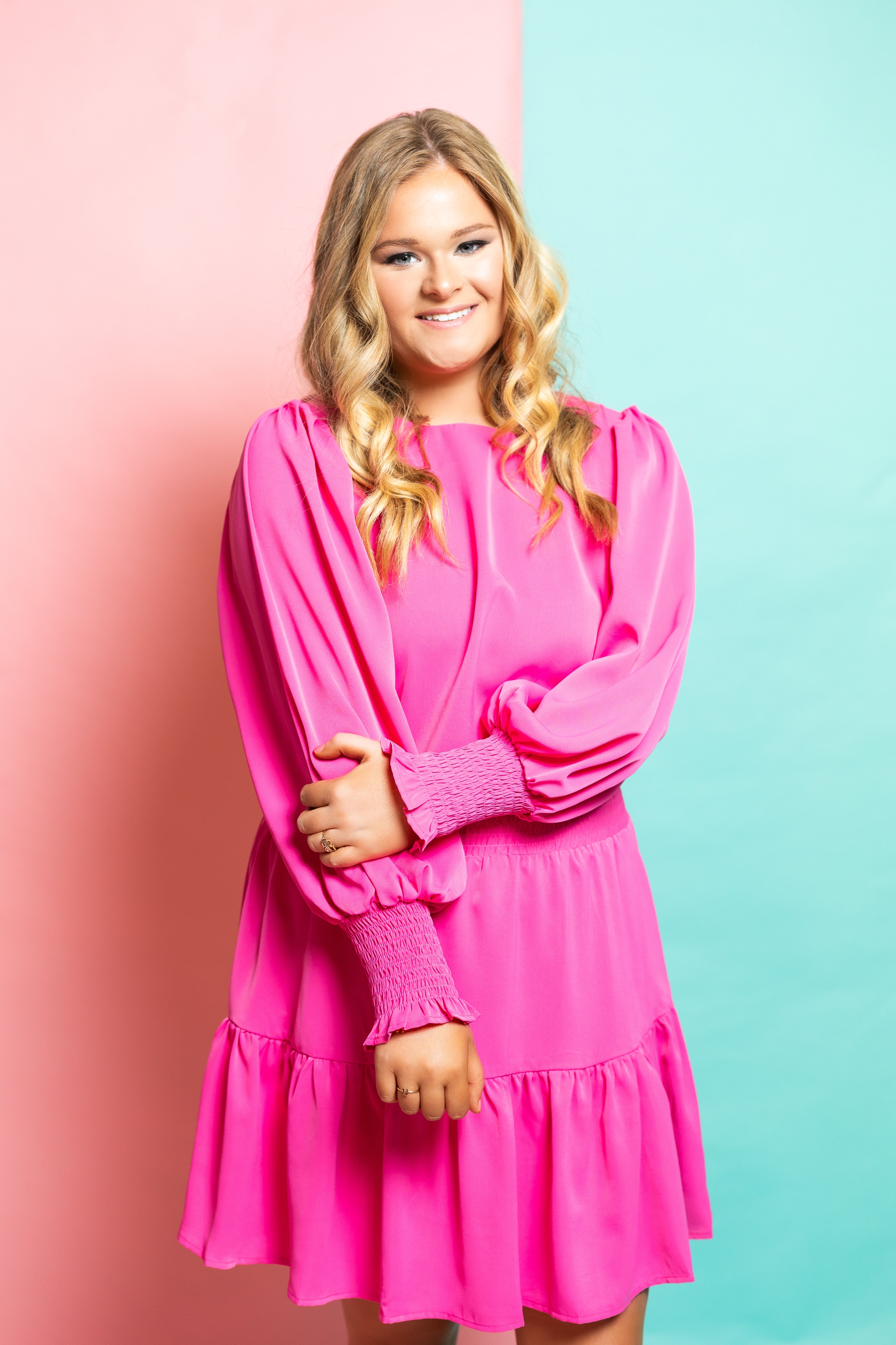 Long Sleeve Tiered Mini Dress by Entro Clothing – Hometown Heritage ...