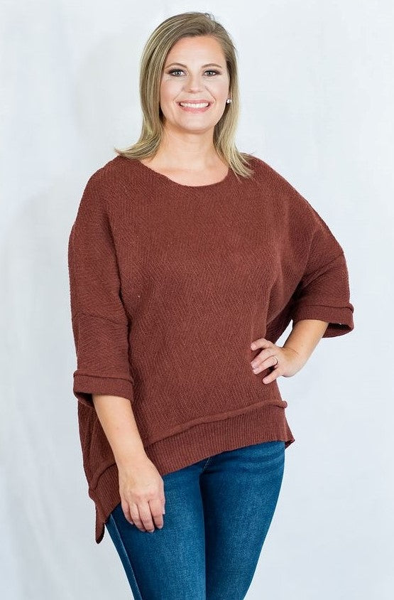 Entro Clothing Asymmetrical Knit Top – Hometown Heritage Boutique